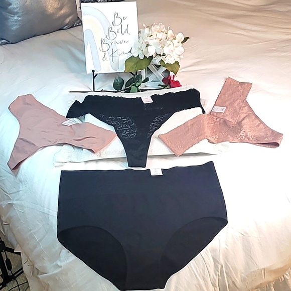 Auden | Intimates & Sleepwear | 4 Auden Sexy Plus Size Thongs Brief ...